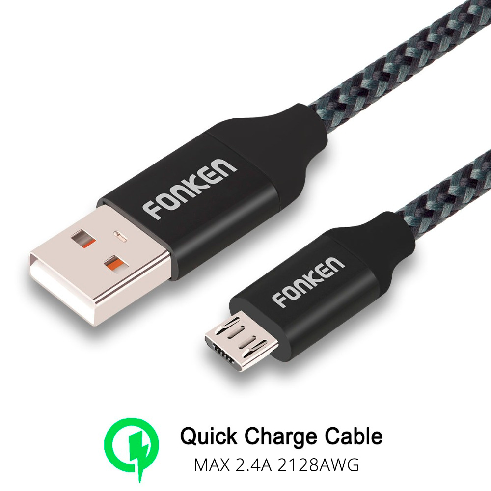 Quick Charger Mini USB Android Phone Cord